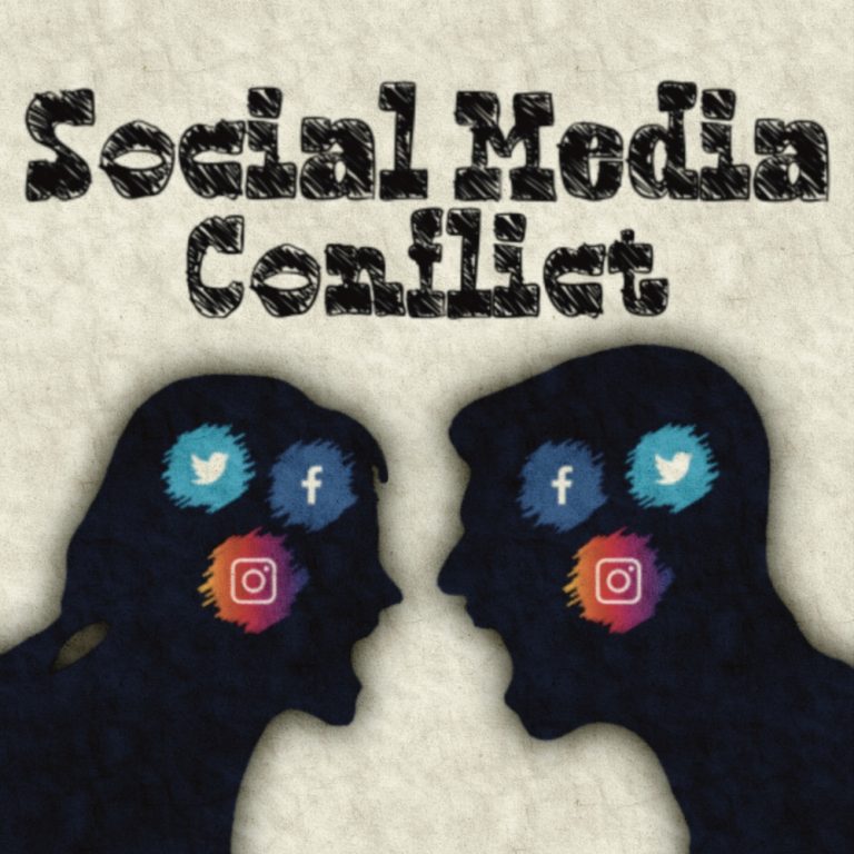 Five Ways to Avoid Social Media Conflicts - Art by OBXJack